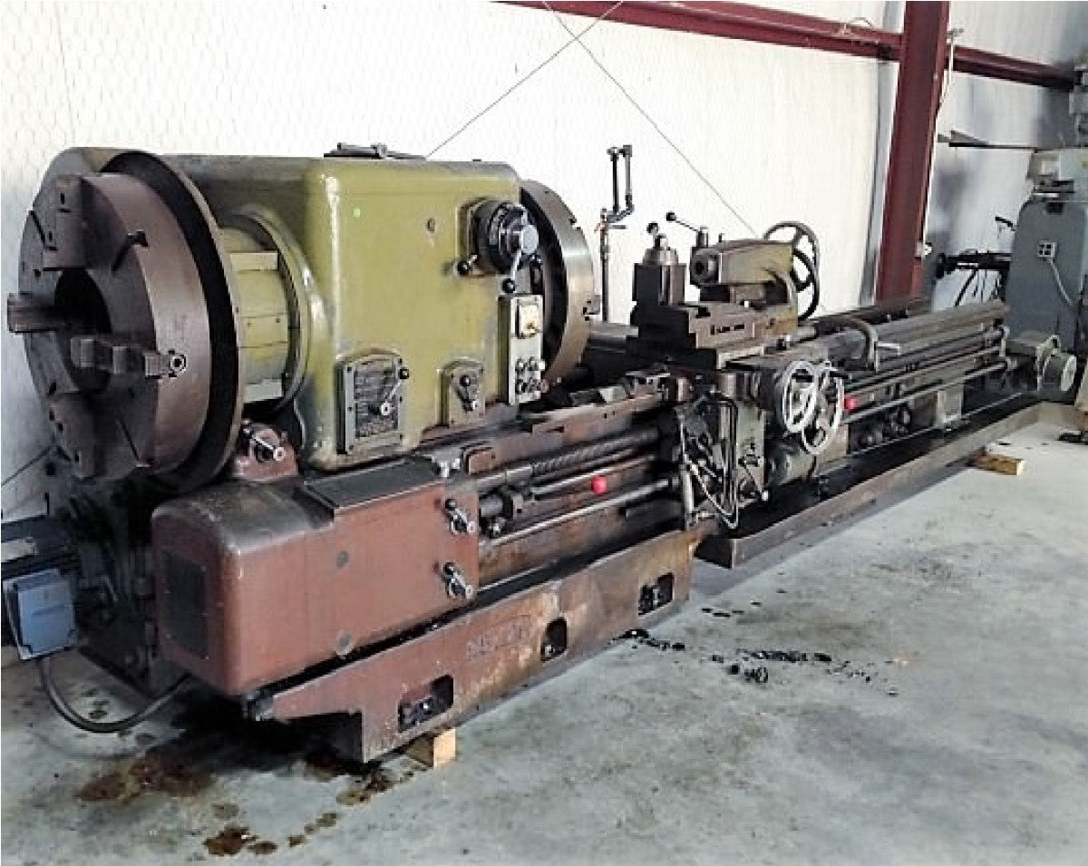 26" SWING X 118" CCC DEAN SMITH & GRACE ENGINE LATHE, YEAR 1984 ...