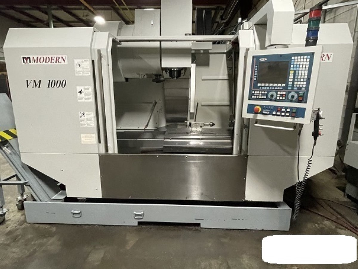 MODERN VM-1000 VERTICAL MACHINING CENTER – Industrial Machinery Solutions